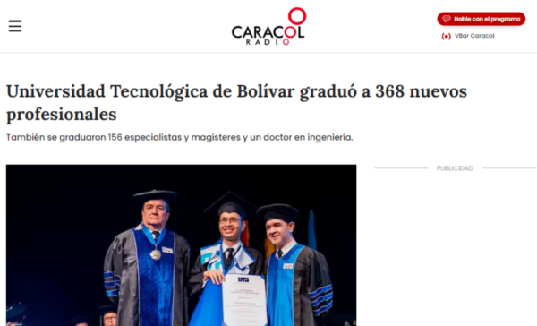 UTB en los medios: La UTB graduó su promoción 80
